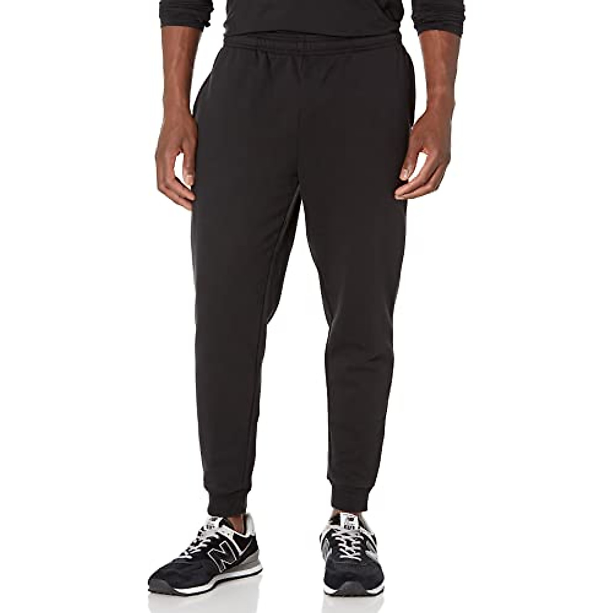 Amazon Essentials Men's Fleece Jogger Pant, Black, X-Large
