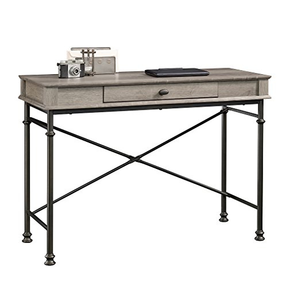 Sauder Canal Street Console Desk, Northern Oak finish