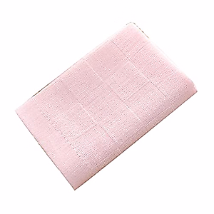 BENBOR 30x30cm Face Towel Square Towels for Washing Face Drying Hair Towels Cleaning Towel Face Cloths for Baby Kids Adult - Pink