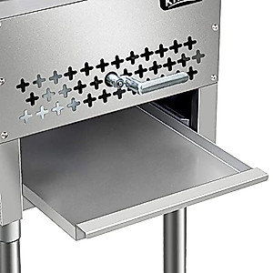 KITMA 16 Inch Wok Range - Natural Gas Range Top Wok, Outdoor Gas Stove Wok Burner, 111,000 BTU