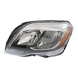 Hyiccoes Headlight Left Side Clear Lens W/Bulb Headlamp for Benz for GLK250 Bluetec 4Matic 13-15 for GLK350 4Matic/Base 13-15 2048204139 14451596