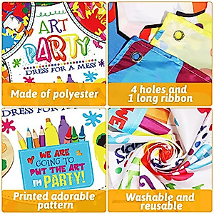 Art Paint Party Backdrop Decorations Artist Theme Birthday Banner Supplies for Art Painting Party Wall Photography Background