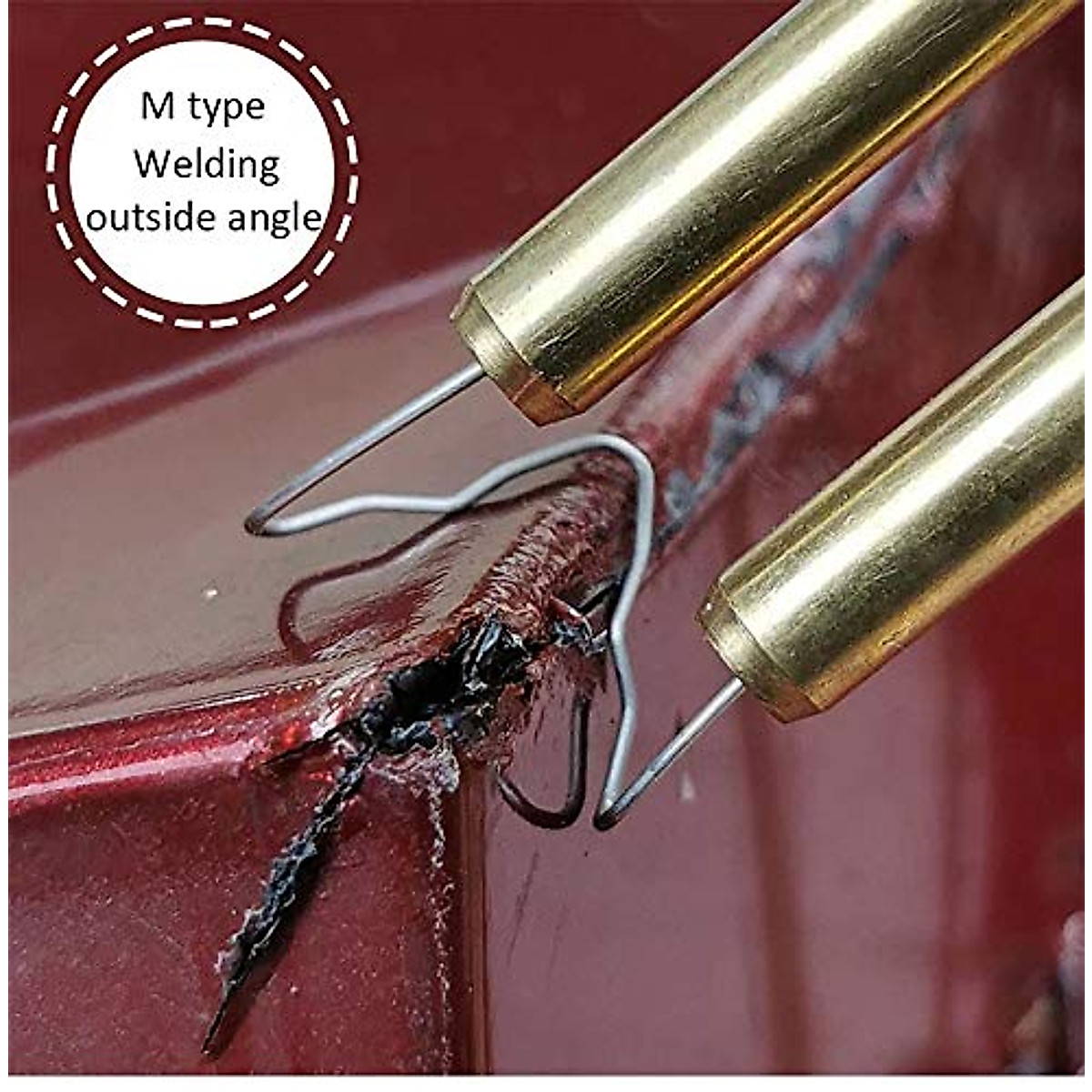 Hot Staples,for Car Bumper Repair Bodywork Plastic Welding Repairing, Pre-Cut Treatment, 6 Types Available 900PCS