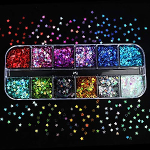 Diarypiece Fluorescent Sequins Flakes Resin Epoxy Mold, for Jewelry Filling Glow in the Dark Holographics Glitter