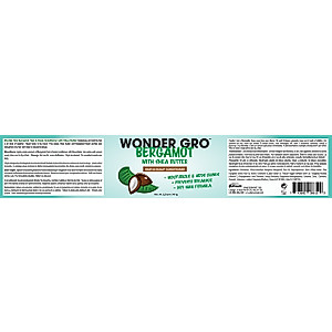 Wonder Gro Bergamot with Shea Butter Hair Grease Styling Conditioner, 12 fl oz - Moisturizes & Adds Shine, Prevents Breakage - Best Dry Hair Formula