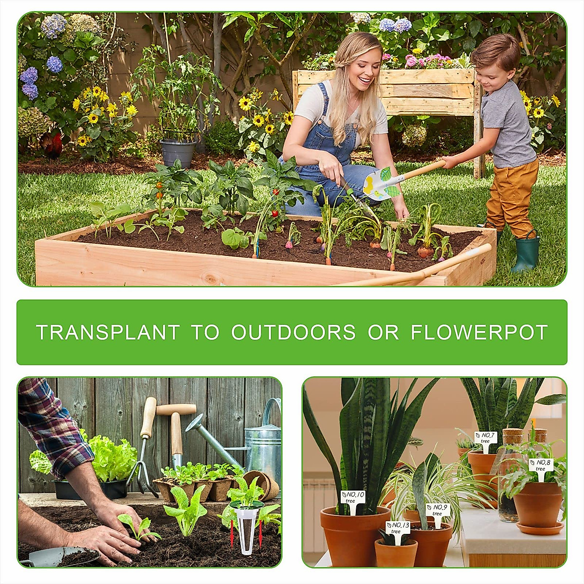 Luxmool 131 Pcs Seed Pods Kit Compatible with Aerogarden, Suitable for Hydroponics Growing System for a Variety of Plants, Outdoor and Indoor Hydroponics Supplies