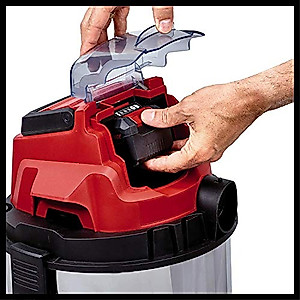 Einhell TC-VC 18/20 Li Stainless Steel Dry Tank, Tool Only (Battery + Charger Not Included)