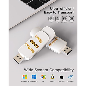 Bilious 8GB USB Flash Drive Memory Stick Thumb Drives Bulk (Multicolor, 5 Pack)