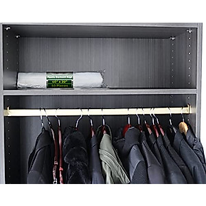 Party Bargains 40 Inch Garment Bags - [50 Count] 80 Gauge Dry Cleaning Laundrette Bag for Suits, Dresses, Gowns, Coats, Uniforms, & More - Clear Polyethylene Clothes Cover Protector