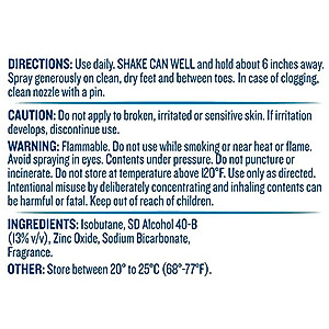 Dr. Scholl's Odor-X Odor Fighting Spray Powder 4.70 oz (Pack of 9)