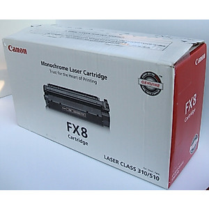Original Canon FX-8 (FX8, 8955A001AA, 8955A001) 3500 Yield Black Toner Cartridge - Retail