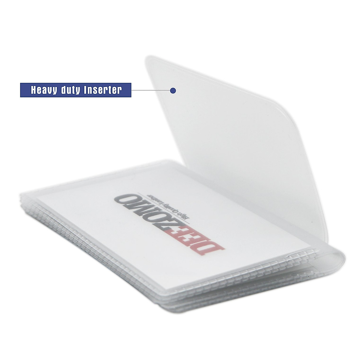 DEEZOMO SET OF 2 Wallet Inserts Replacement 6 Page Card Holder for Bifold or Trifolds Wallet