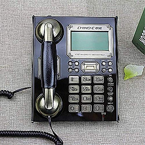 Landline Phone for Home Antique Retro Landline Phones for Home Corded Business Office Hh-end Fixed Telephone Size: 21.4x17.6x8.8cm Creative Retro Telephones