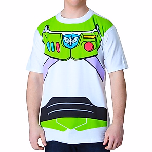 Toy Story Men's Buzz Lightyear Costume T-Shirt - L