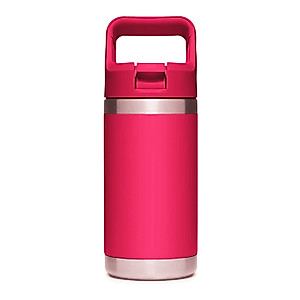 Straw Cap for YETI Rambler Bottle and RTIC Bottle, Straw Lid with 2 Straws and 2 Brushes (Bimini Pink)