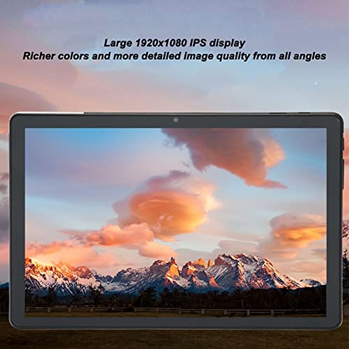 Qinlorgo 4G Calling Tablet, Octa Core Processor 12GB RAM 128GB ROM HD Tablet 100-240V for Android 11 for Learning (US Plug)