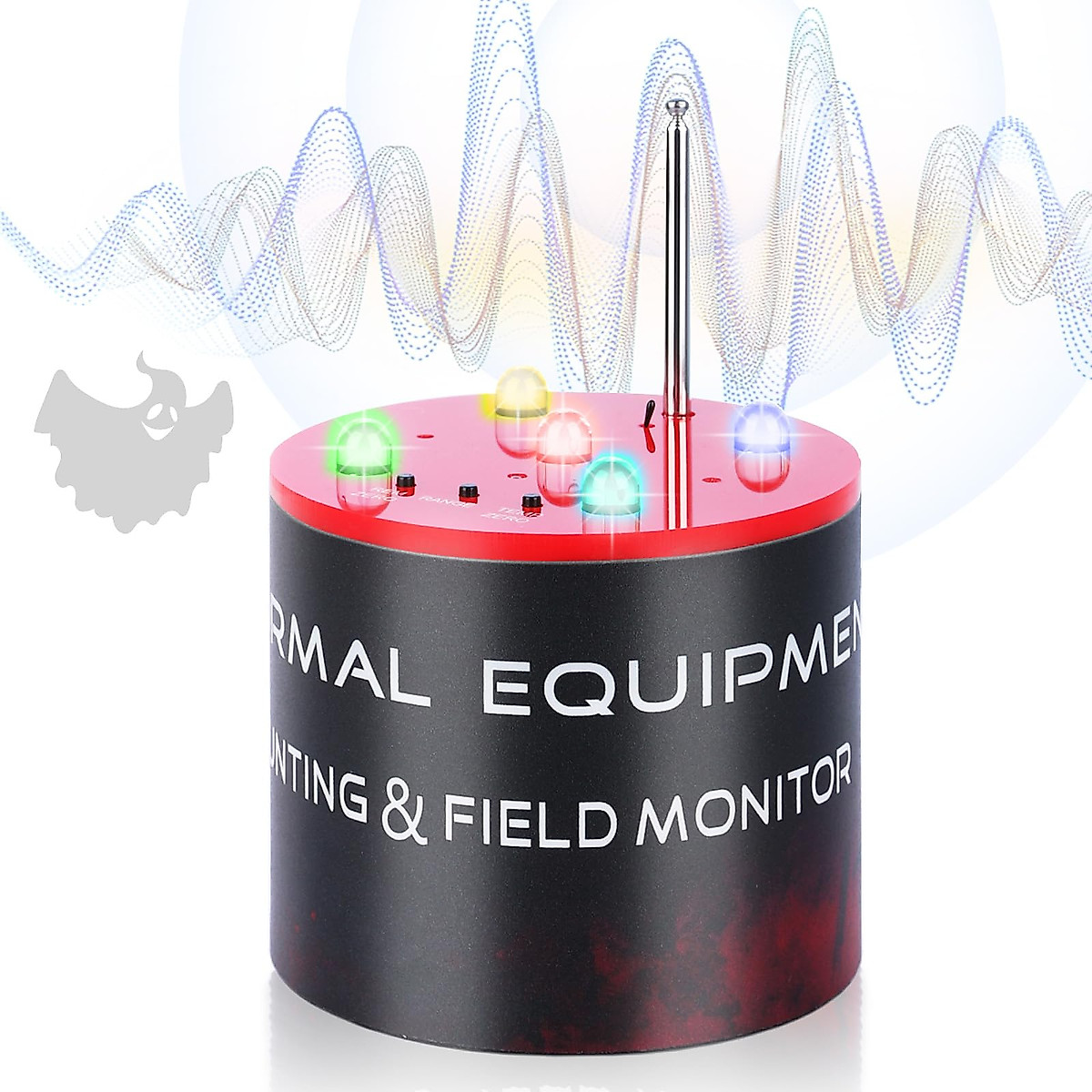 Chkenono Ghost Hunting Equipment, Paranormal Equipment Tool with Enhanced Sensitivity and Temperature Deviation Detection, EMF Detector for Professional Paranormal Investigations