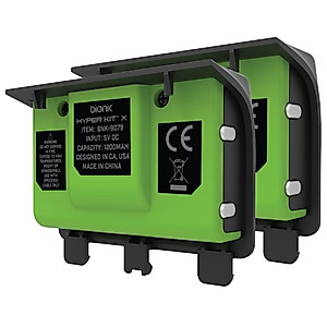 Bionik Hyper Kit For Xbox Series X/S: 2 High Capacity 1200 mAh Rechargeable Battery Packs with 10-Foot Magnetic Charge Cable