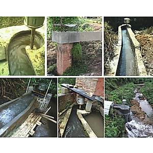 3KW/5KW/10KW Axial Flow Hydroelectric Generator Set 220V Frequency 50Hz Excitation Generator Pure Copper Wire Household Electricity (Color : 3KW)