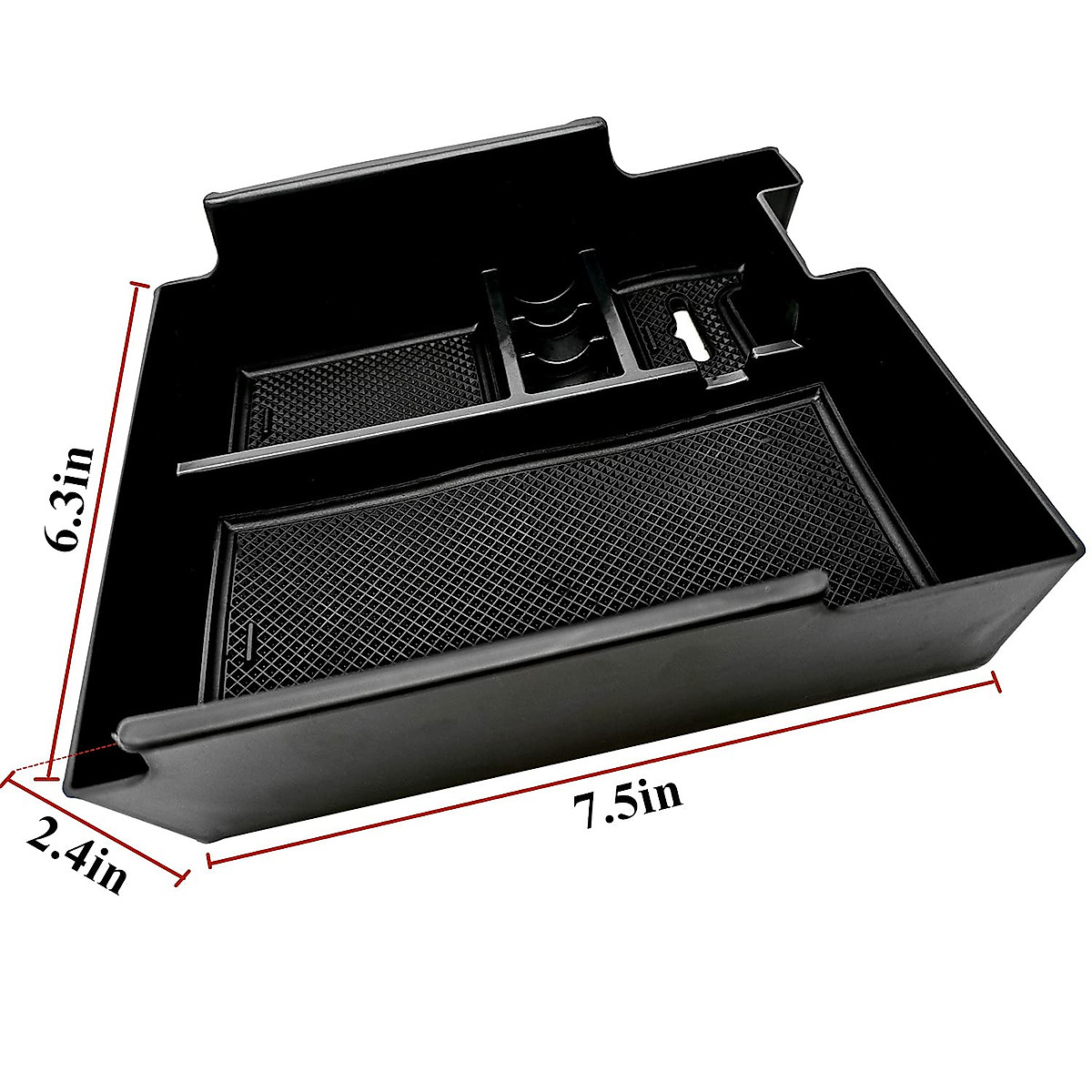 EVTIME Center Console Organizer Interior Storage Box fit for Ford Explorer 2019 2018 2017 2016 2015 2014 2013 2012 Accessories Armrest Secondary Storage Tray