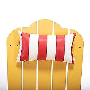 ANTTYBALE 13'' Soft Decorative Throw Pillow,Modern Rectangular Cushion for Couch Sofa Bedroom Car Living Room (Stripe red)