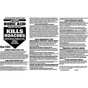 JT Eaton 365 Answer Boric Acid Insecticidal Dust, 5 lbs Resealable Pail (Pack of 4)