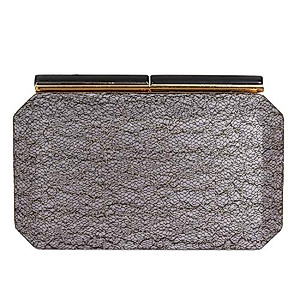 Pink Cocktail Hexagon Black Party Wear Beautiful Casual Clutch Evening Cluth For Valentine Gift