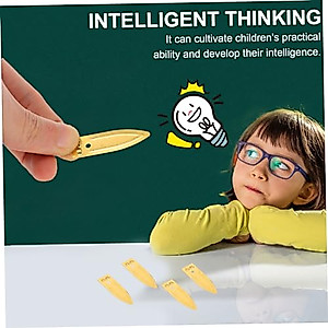 CIYODO 25pcs DIY Fruit Battery Materials Metal Electrode Strips Copper Electrode Strips Golden Fruit Battery Experimental Supplies