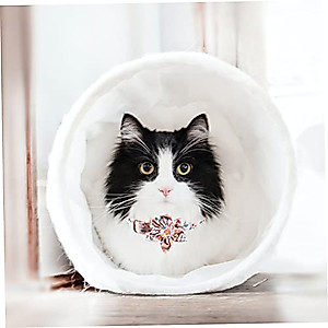 Ipetboom 1 Set Pet Collar Kitten Collars Choker Chain for Dogs Flower Necklace Breakaway Pet Collar Cat Strap Collar Pet Safety Strap Puppy Collar Pet Supply Small Cat Collar Lettering Pink