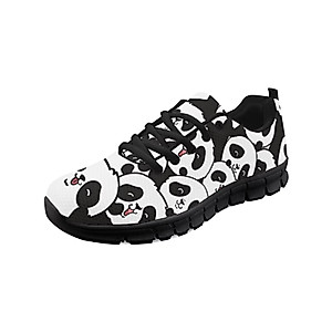 SYtrade Women's Walking Shoes Sock Sneakers Panda Run Sneakers Breathable Workout Shoes