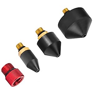 Kodilin 4PCS 1/8-Inch Rubber Tip Set for Air Blow Gun,1 PCS 1/2-Inch High Flow Adapter