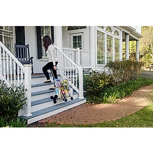 Helping Hand FQ39905 Stair Climber Folding Cart with Wheels and Handle