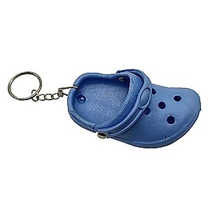 1PC Cute Shoe Shape Keychain Shoe Charms Keychain Pendant Shoe Decor DIY Crafting (C)