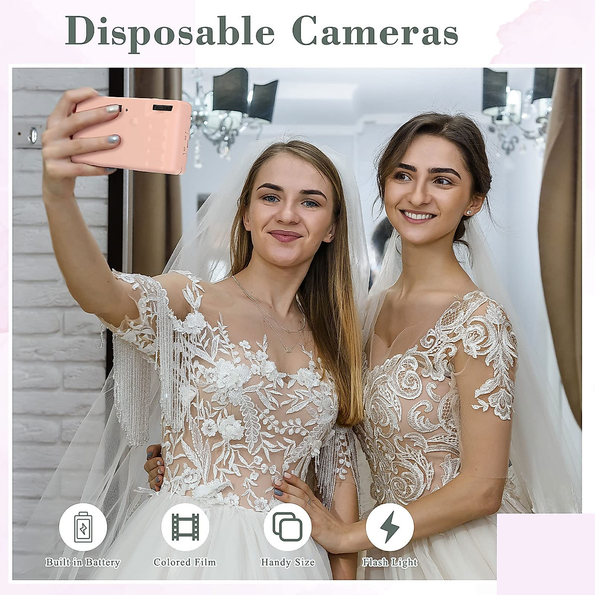 LEIFIDE 8 Pcs Disposable Camera Bulk for Wedding Single Use Camera One ...