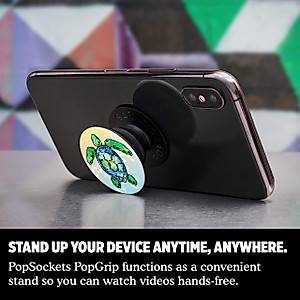 PopSockets Phone Grip with Expanding Kickstand, Tortuga