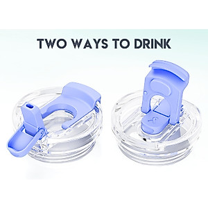 Meoky 50 oz Tumbler with Handle, Stainless Steel Vacuum Insulated Tumbler with Lid and Straw, Keeps Cold for 36 Hours, 100% Leak-proof, BPA-Free (Fairyland)