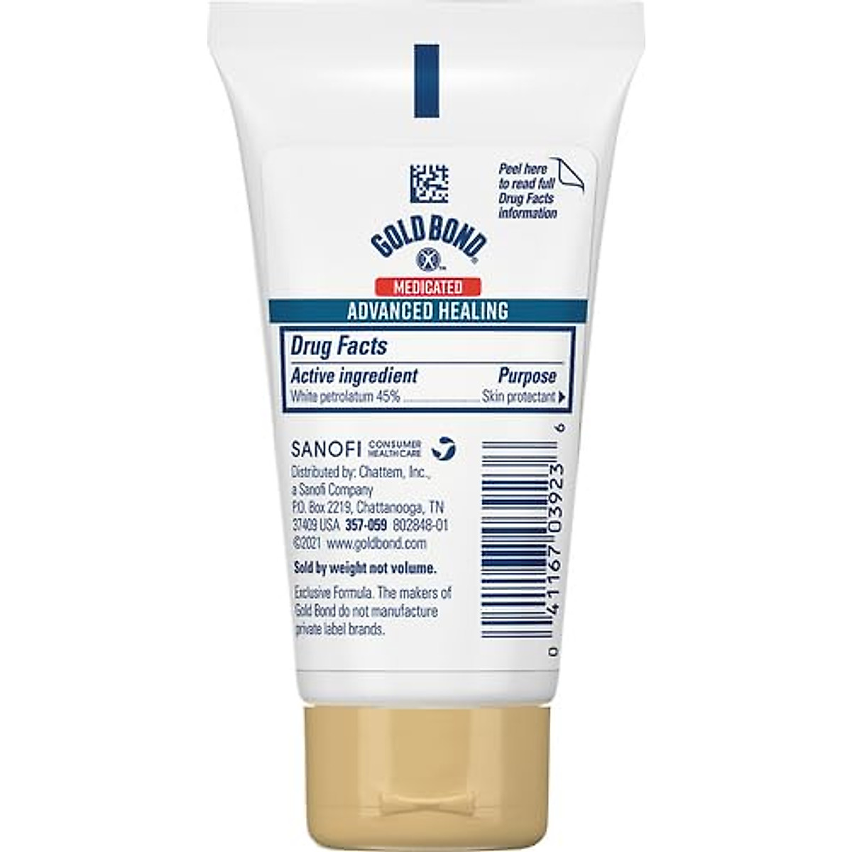 Gold Bond Medicated Advanced Healing Ointment, 1.75 oz., Hydrates & Protects Dry, Cracked Skin