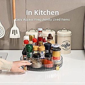 360 Roating Makeup Vanity Countertop Organizer, Spinning Base Organizer for Spices, Decoratice Rack Trays for Kitchen, Cosmetic, Perfume Storage