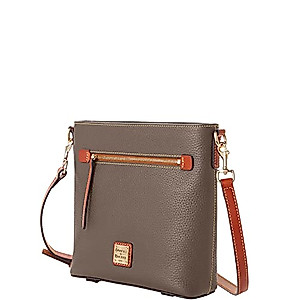 Dooney & Bourke Handbag, Pebble Grain Zip Crossbody - Grey