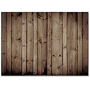 Seven Roses Rectangular Area Rug for Living Room, Bedroom, Retro Wooden Stripes Grain Non-Slip Residential Carpet, Kitchen Rugs, Vintage Board Floor Mat with Rubber Backing 2' x 3'