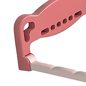 Gralara Foldable Washbasin Hanger, Wall Hanging Washbasin Stand,Waterproof, Punch Free Basin Storage Rack Washbasin Rack for Household Bathroom Toilet, Pink