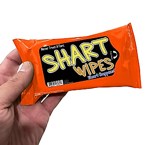 Gears Out Shart Wipes - Wet Wipes for Friends - Made in America, Pocket Size, Novelty