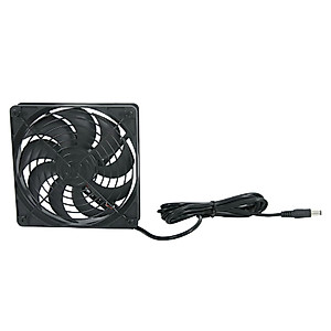 DEALSCHIC Solar Powered Fan/Solar Exhaust Fans for Outside/Solar Greenhouse Fan/Solar Fan for Attic,Shed,Barn,Chicken Coop,Dog House(10W Solar Panel+2 Solar Exhaust Fan)