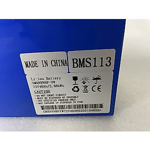 NBPOWER 72V 40Ah Lithium Battery,Ebike Battery with 150A BMS and 84V 10A Charger for 8000W Enduro Bike,8000W Ebike Kit,Ebike Motor.