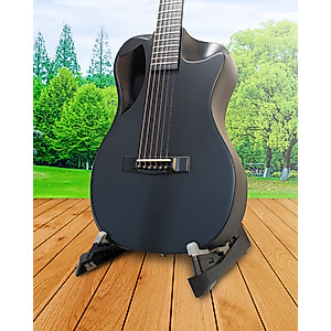 Journey Instruments Collapsible Guitar Stand – JTZJ002 Lightweight Stand for Guitars – Folding ABS Guitar Stand Fitting Any Size Guitars