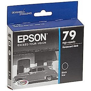 EPSON T079 Claria Hi-Definition -Ink Standard Capacity Black -Cartridge (T079120) for select Epson Artisan Photo Printers