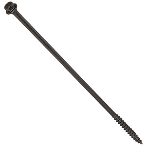 Hillman 47814 TimberTite Landscape Screw, Steel, 1/4" x 8", 50-Pack