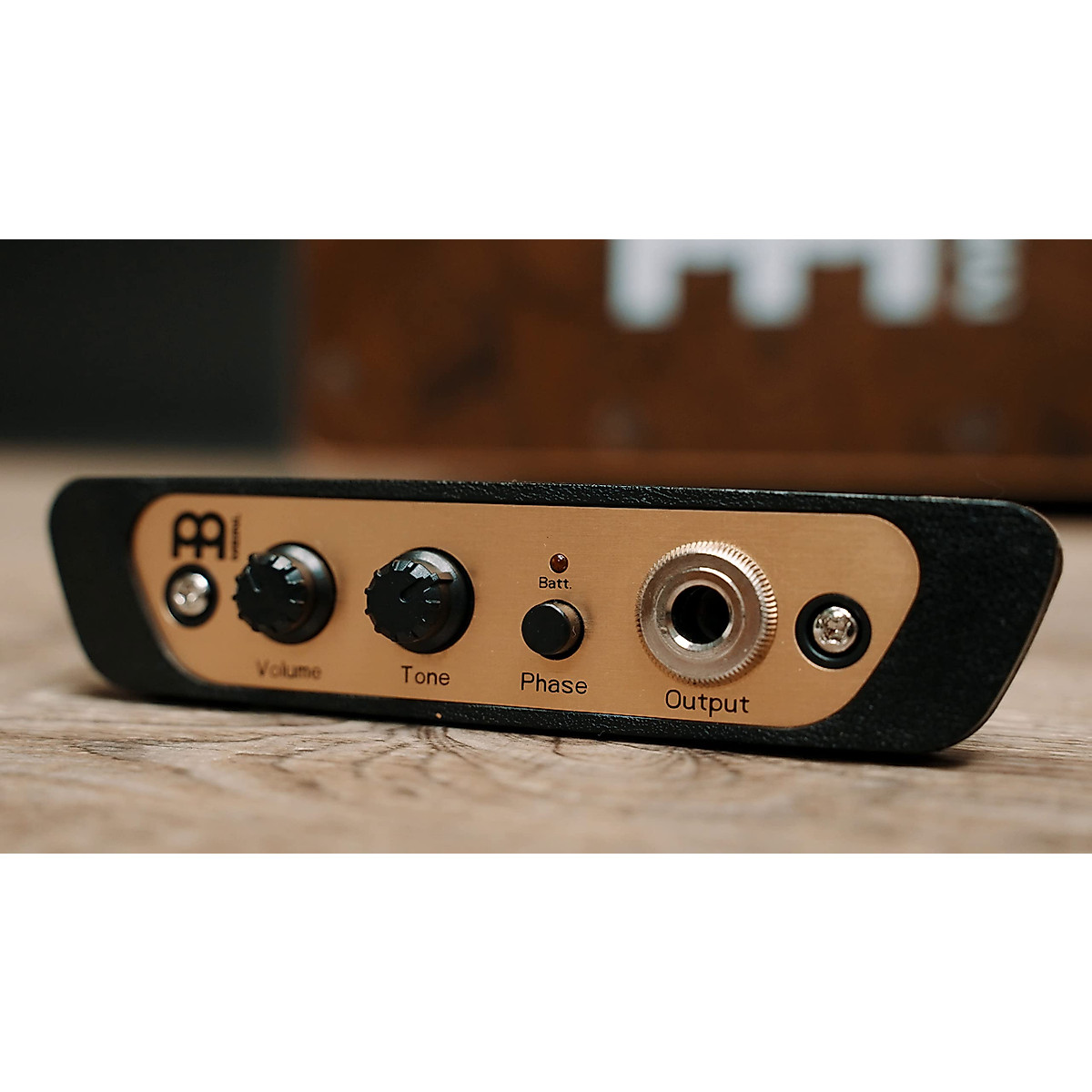 Meinl Percussion Cajon Box Drum Preamp/Pickup for Most Common Models, Eliminate Mic Stands and Get Crystal Clear Sounds, 2-Year Warranty (PA-CAJ)