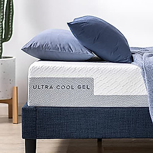 ZINUS 8 Inch Ultra Cooling Gel Memory Foam Mattress, King, Cool-to-Touch Soft Knit Cover, Pressure Relieving, CertiPUR-US Certified, Mattress in A Box, All-New, Made in USA