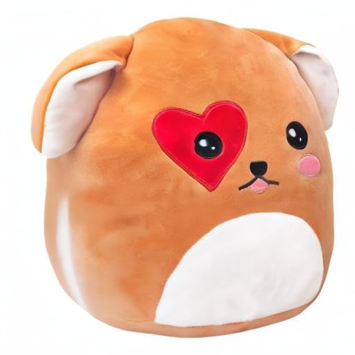 CozyWorld Puppy Dog Plushie Stuffed Animals Plush Pillow Soft Cuddly Toy Heart Love You Dog Valentine’s Birthday Gifts for Boys Girls 11.5 Inch